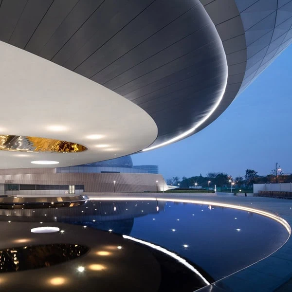 Neon Flex 360° Astronomy Museum Contour Lighting Outdoor Project ...