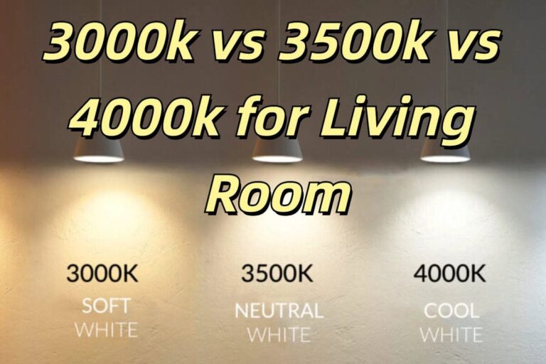 3000k vs 3500k vs 4000k for Living Room - LEDSuntech
