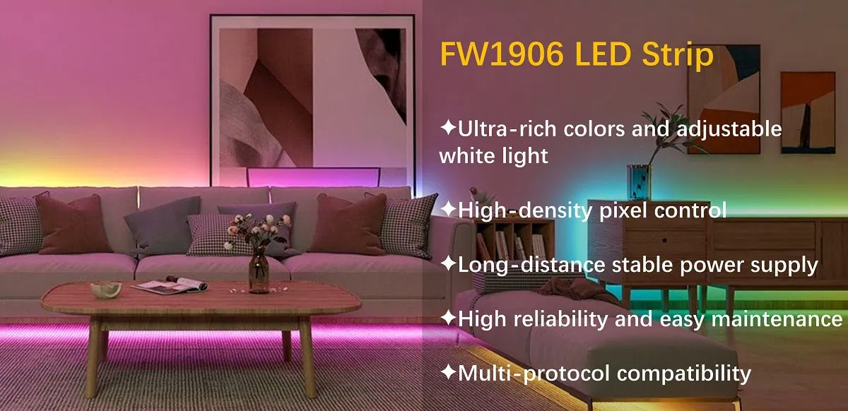 FW1906 RGBWW Digital LED Strip - LEDSuntech