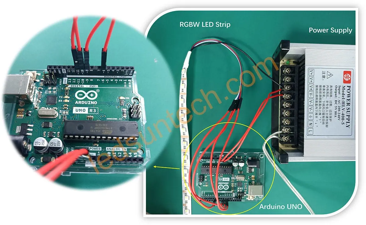 Arduino Tutorial: Driving RGBW LED Strips for Custom Color Effects - LEDSuntech