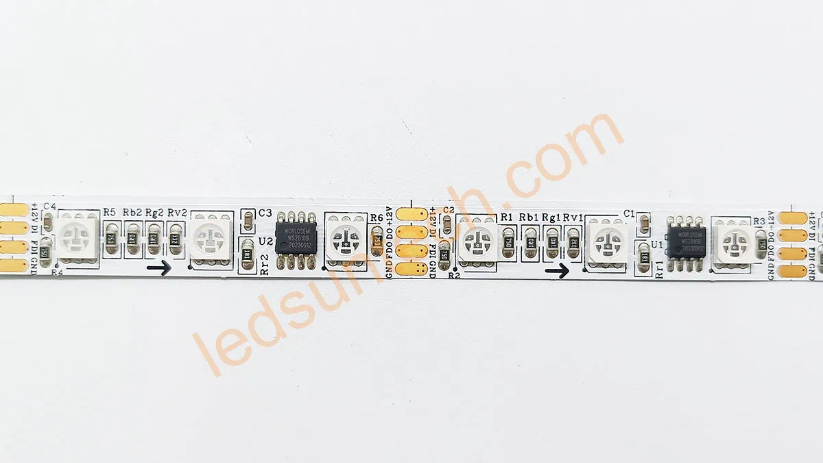 How To Wire And Code Ws2818 Led Strip On Esp8266 Ledsuntech