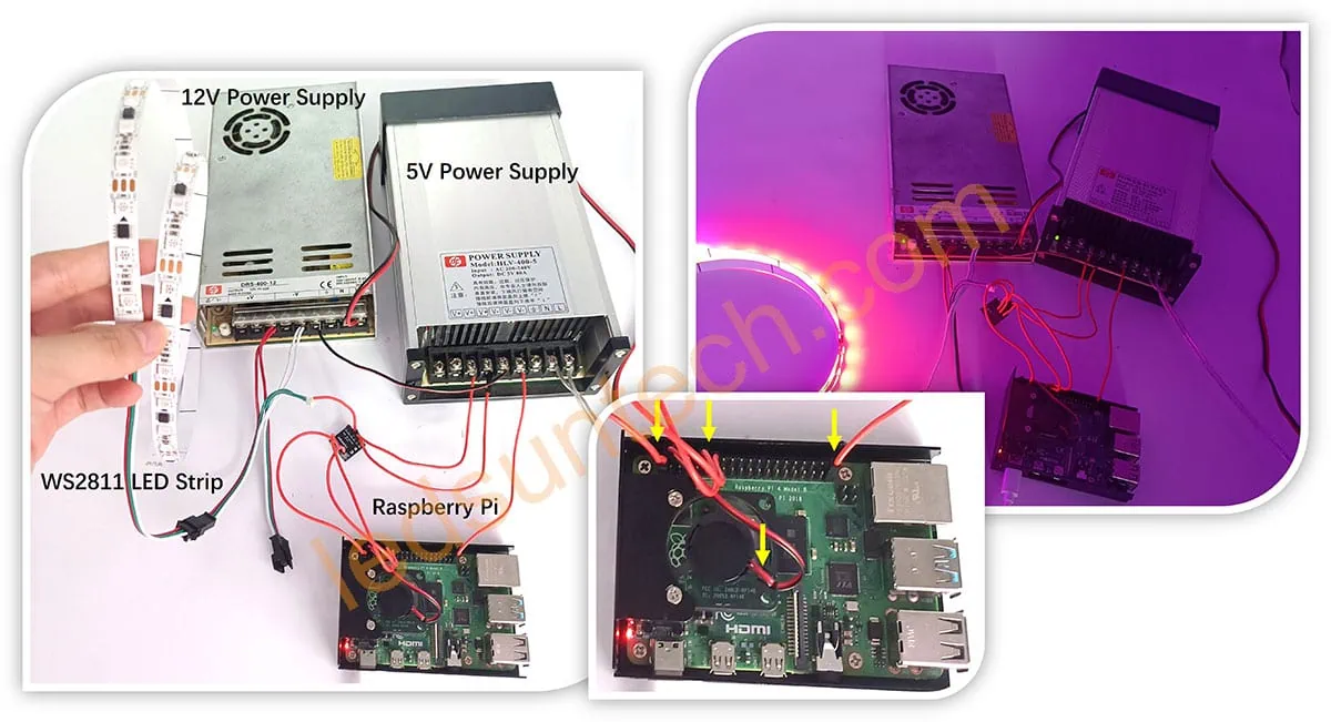 Programming a Raspberry Pi to Control WS2811 LED Strips - LEDSuntech